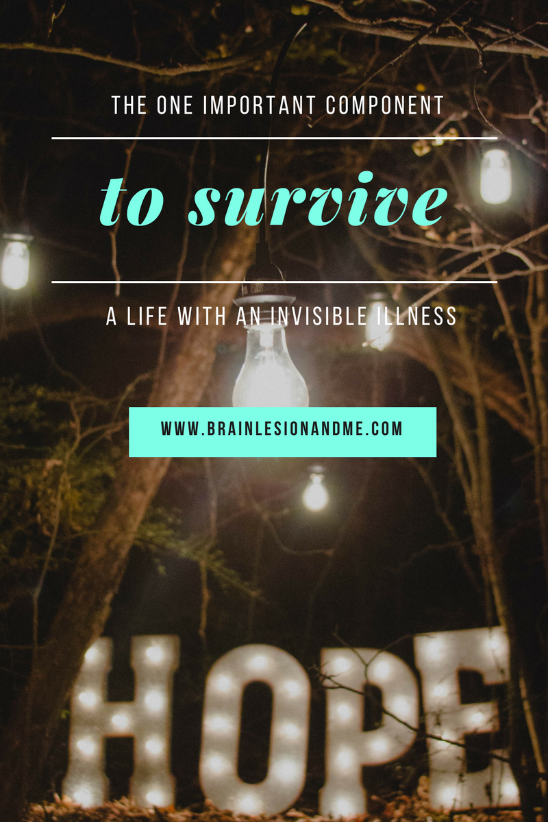 The one important component to survive a life with an invisible illness